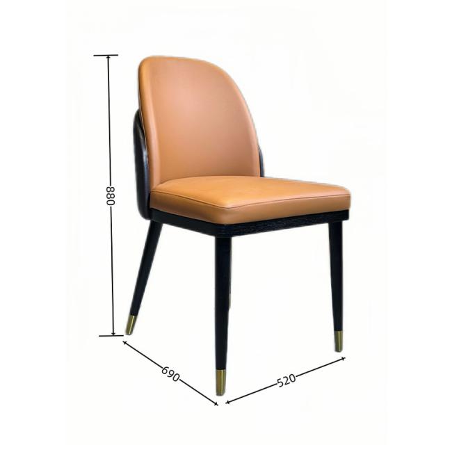 Hotel Furniture Modern Solid Wood Chair Restaurant and Home Dining Room Wholesale