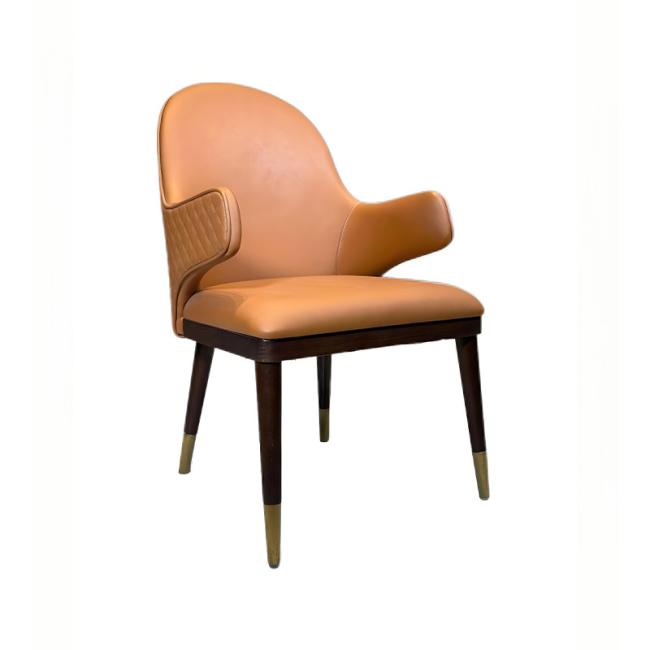 Leather Back Chair for Restaurant Dining Room Home Hotel Furniture Source Factory