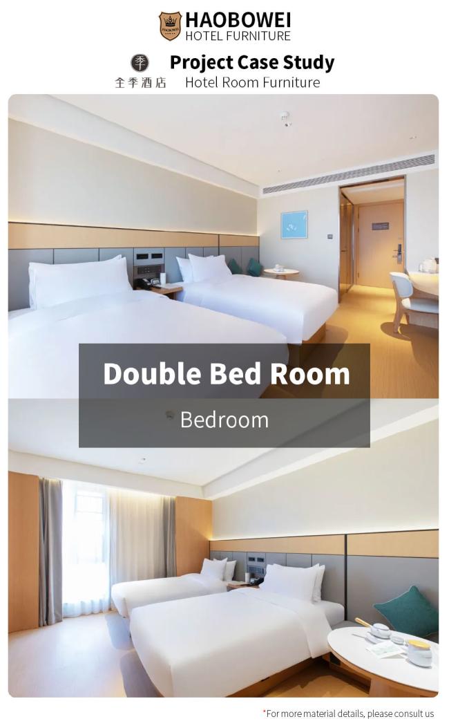 Resort Furniture Bedroom Apartment Set 3 Star Modern Style Source Factory Hotel