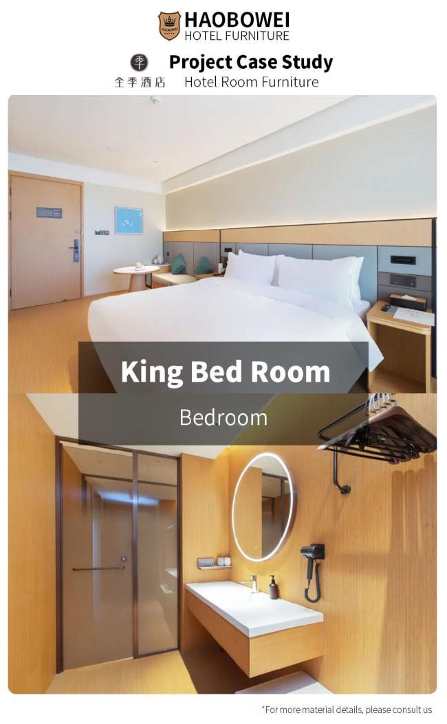 Wholesale Hotel Bedroom Economic Apartment Set Foshan China King Size Bed Furniture