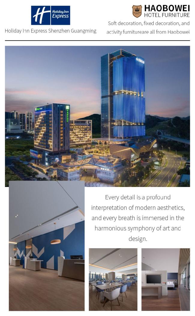 4 Star Furniture Foshan Modern Luxury Style Standard King Size Bedroom Hotel