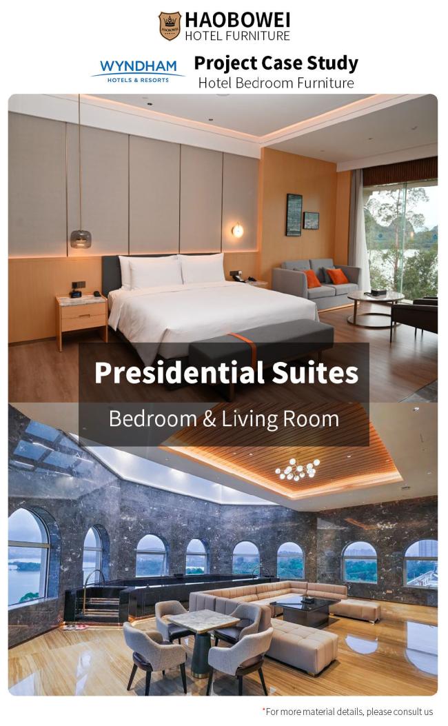 Resort Hotel Foshan China Modern Luxury Standard King Size Bedroom Set Furniture