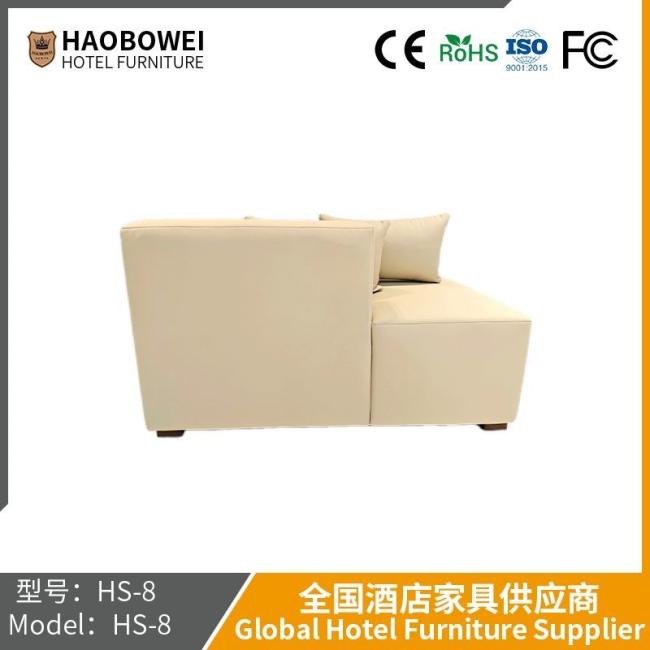 Nordic Simple Modern Luxury Leather Sofa Living Room Small Family Row High Back