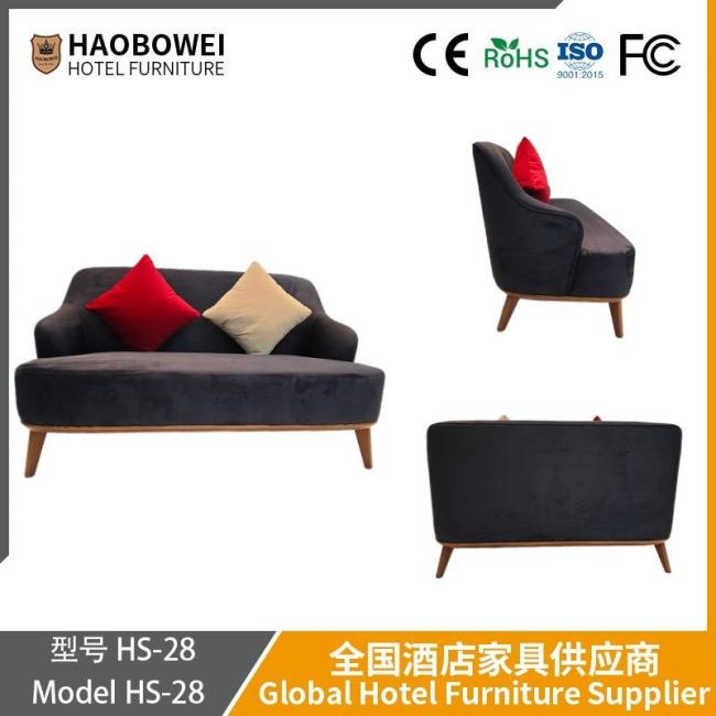 Nordic Leisure Rest Area Tea Restaurant Sofa Booth Meeting Table and Chair Commercial Caf&eacute; Sofa