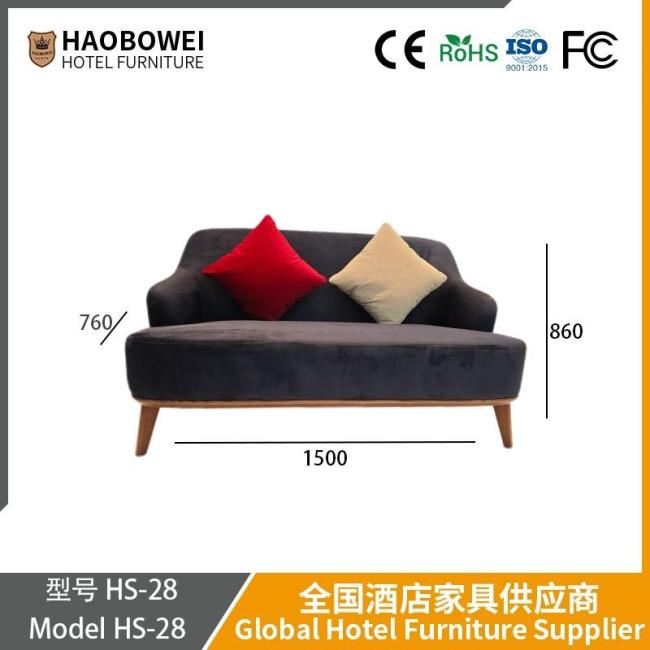 Nordic Leisure Rest Area Tea Restaurant Sofa Booth Meeting Table and Chair Commercial Caf&eacute; Sofa