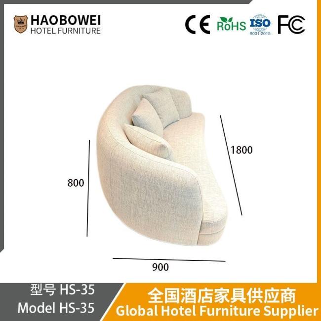 Modern Simple Fabric Sofa for Living Room. with Super Large Sitting Depth and Movable Backrest. MID-Century Style Chenille Combined Sofa.