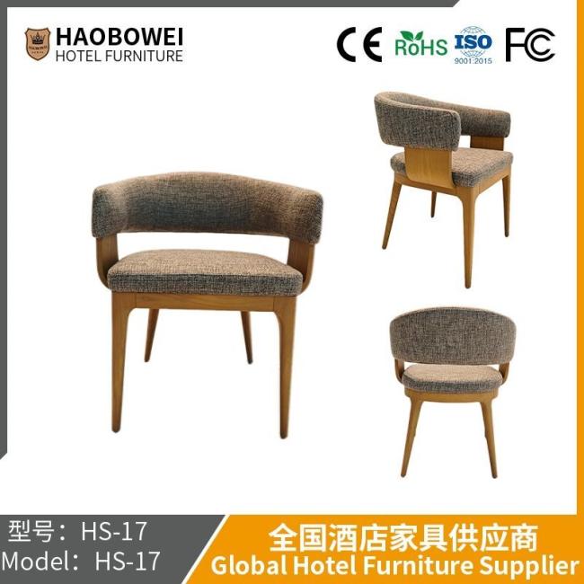 Haobowei Furniture Italian Leather Single Sofa Chair Casual Tiger Chair Balcony Living Room Cloth Artist with Light Luxury Chair
