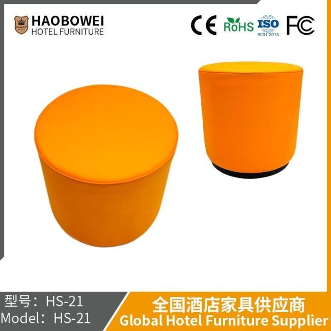 Leather Stool Round Stool for Shoes Stool Home Sofa Stool Living Room Wooden Stool Square Stool Sitting Pier Small Wholesale