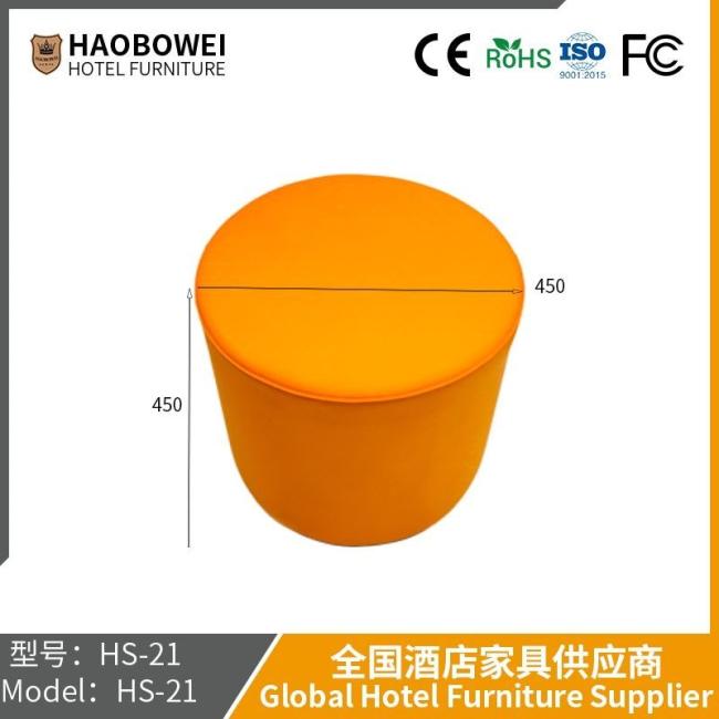 Leather Stool Round Stool for Shoes Stool Home Sofa Stool Living Room Wooden Stool Square Stool Sitting Pier Small Wholesale