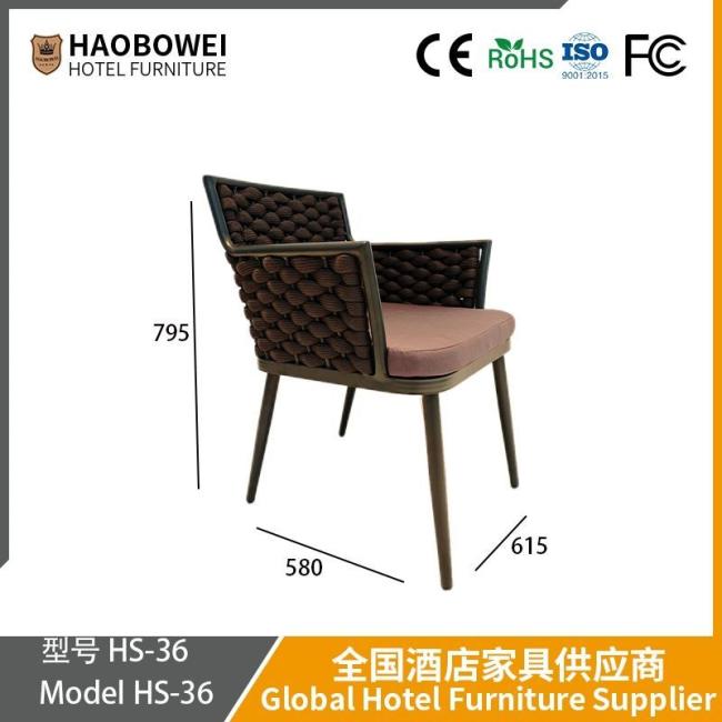 Outdoor Wicker Sofa Chair Nordic Solid Wood Open Air Balcony Garden Outdoor Waterproof Wicker Sofa Patio Furniture