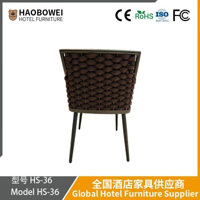 Outdoor Wicker Sofa Chair Nordic Solid Wood Open Air Balcony Garden Outdoor Waterproof Wicker Sofa Patio Furniture