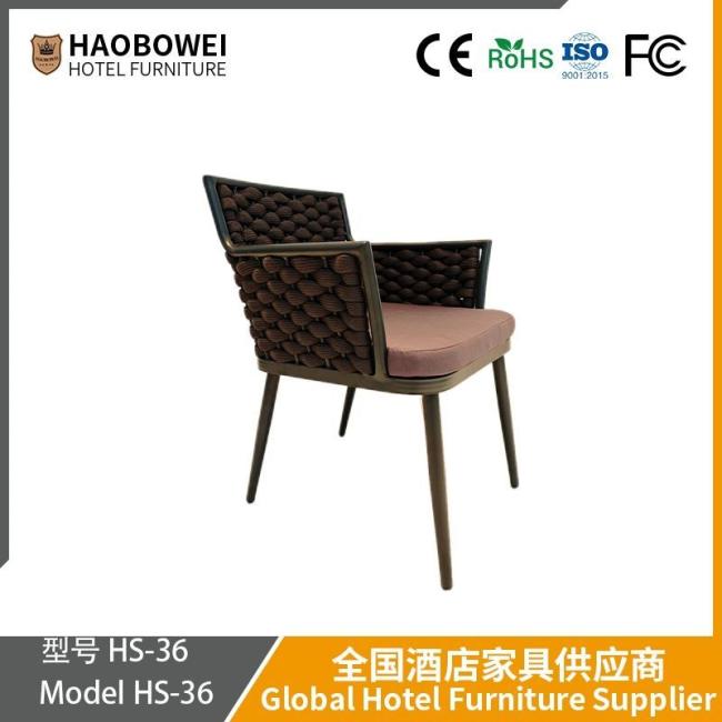 Outdoor Wicker Sofa Chair Nordic Solid Wood Open Air Balcony Garden Outdoor Waterproof Wicker Sofa Patio Furniture