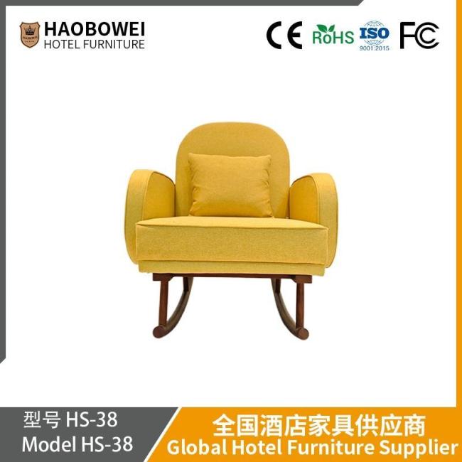 Lazy Sofa Can Be Used for Lying and Sleeping. Rocking Chair for Living Room. Leisure Recliner for Bay Window and Balcony. Single Sofa Chair with Footstool.