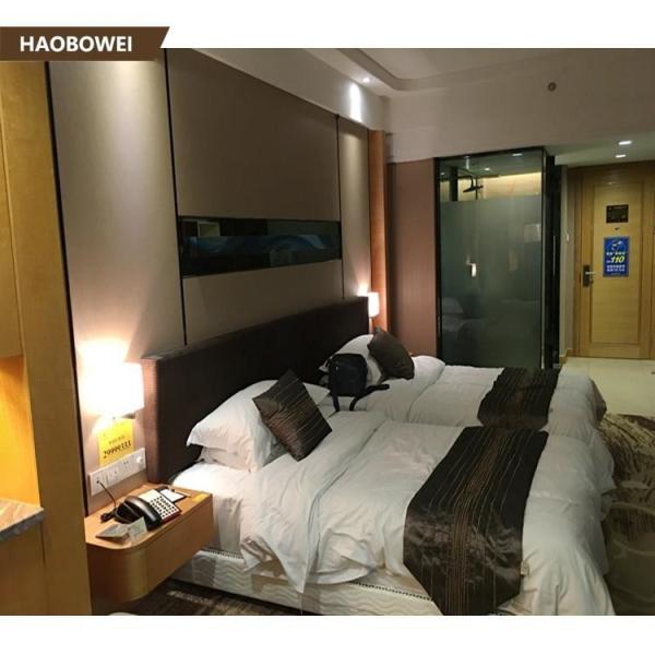 Quality HAOBOWEI Commercial Luxury Hotel Bedroom Furniture Furnishing Companies for sale