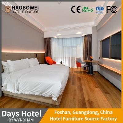 China Function Hotel Furniture Bedroom Sets WYNDHAM-Days-MZ 4 Four Star Resort King Double Bed for sale