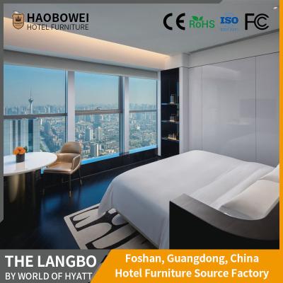 Cina 5 Year Guarantee Ash Wood Frame King Size Bedroom Hotel Furniture Foshan Luxury Style in vendita