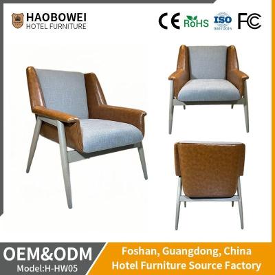 Cina Ingrosso Ocio Soggiorno in legno resistente Casa camera da letto Arredamento alberghiero Poltrona personalizzata in vendita