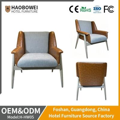 Cina Ingrosso Modern Leisure Durable In legno Camera da letto interna Arredamento alberghiero OEM Chair Factory in vendita