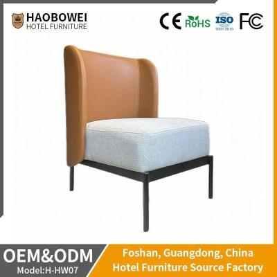 Cina Moderno Leisure Sedile in pelle in legno massello all'ingrosso Arredamento per soggiorni per ospiti Alberghi in vendita