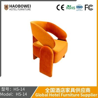 China Designer Living Room Sofa Chair Leisure, Scandinavian Furniture Network Red Back Single Chair Luxury Armrest Cloth Chair for sale
