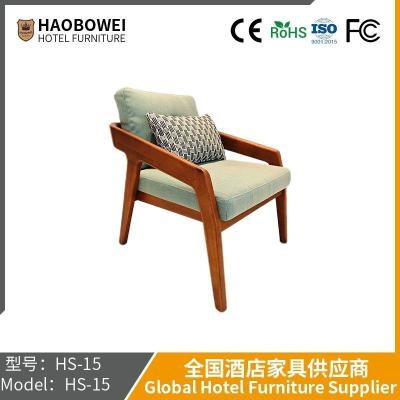Cina Arredamento Haobowei Poltrone divano single casual poltrone scandinavo in legno massiccio semplice moderno poltrone di design per famiglie piccolo balcone salotto in vendita