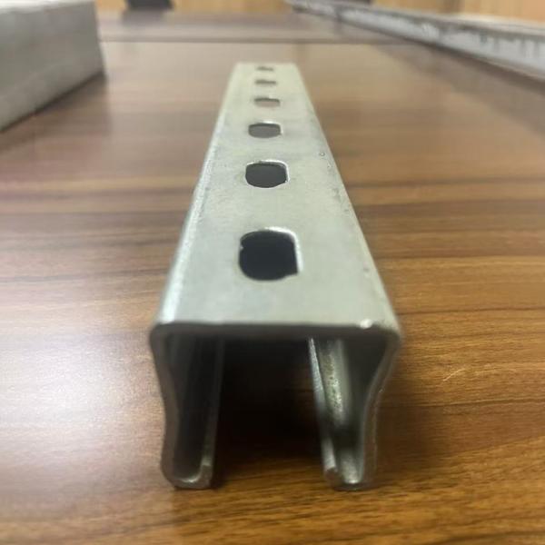 Quality Adjustable Galvanized Unistrut Steel Channel Corrosion Resistance For Pipe for sale