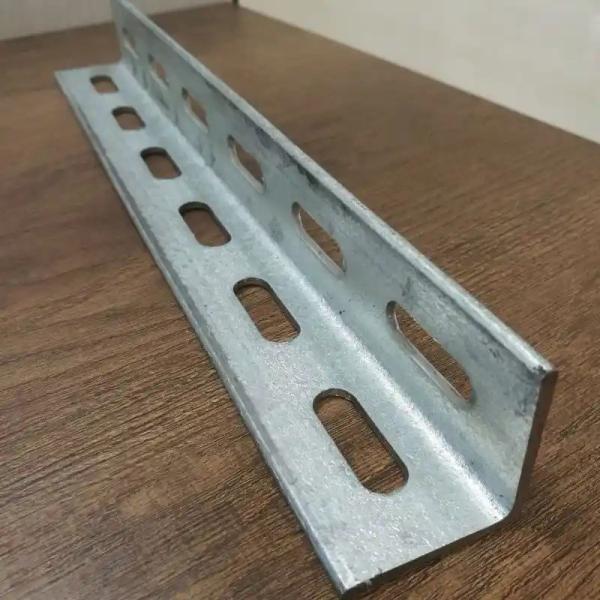 Quality 2 Inch Slotted Iron Angle Channel Beam HDG Galvanized Zinc Plated Customized for sale