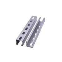 China Slotted Solid Strut Channel Pre Galvanized Unistrut Steel For Support System for sale