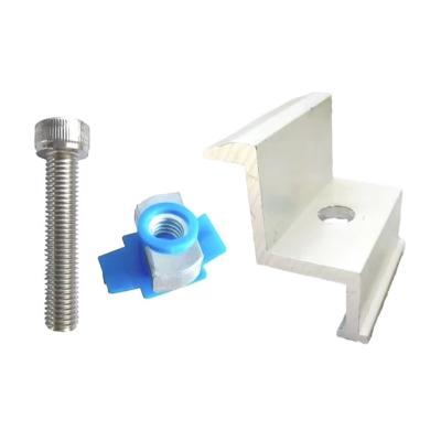 China Ibr Caravan Wall Solar Mounting Accessories End Clamp Brackets for sale