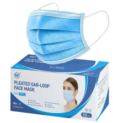 China Manufacturer Disposable 3Ply Medical Mask Waterproof 3 Ply Medical Face Mask for sale