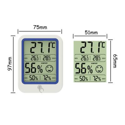 China DTH-159 Digital Min-Max Hygrometer Indoor Thermometer Humidity Gauge With LCD Backlight for sale