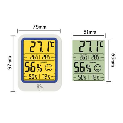 China DTH-159 Digital Min-Max Hygrometer Indoor Thermometer Humidity Gauge With LCD Backlight for sale