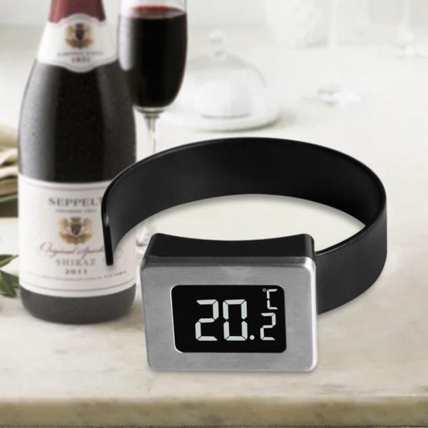 Quality TL8028 Digital Temperature Measurement Band Wine Thermometer for Wine Bottles for sale