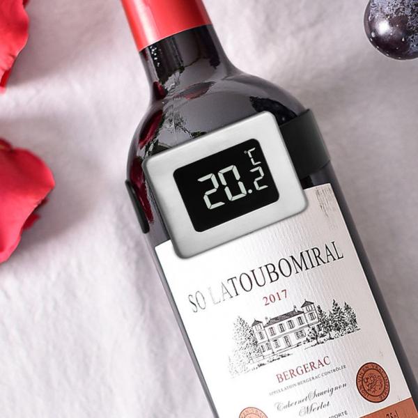 Quality TL8028 Digital Temperature Measurement Band Wine Thermometer for Wine Bottles for sale