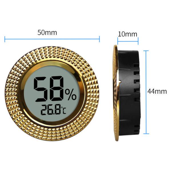 Quality DTH-174 Mini Digital Cigar Thermometer Hygrometer Indoor Room Home Temperature for sale