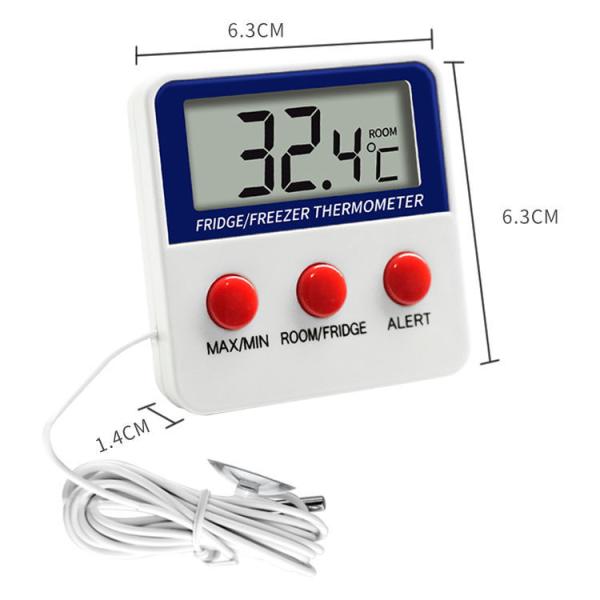 Quality DTH-80 Digital Refrigerator Temperature Gauge Monitor Mini Digital LCD Probe for sale