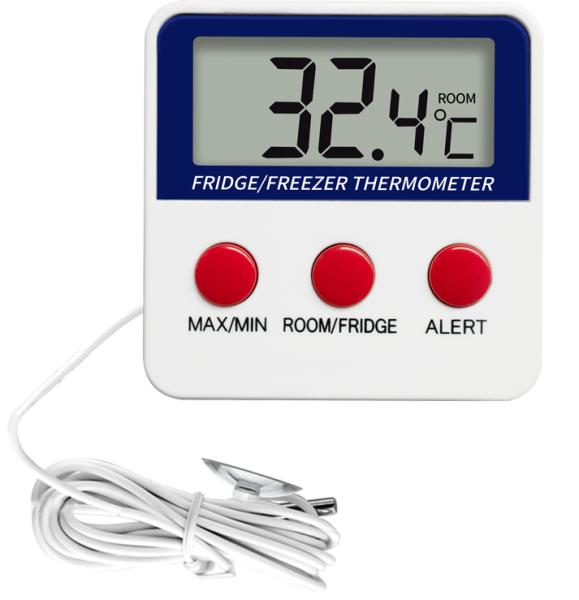 Quality DTH-80 Digital Refrigerator Temperature Gauge Monitor Mini Digital LCD Probe for sale