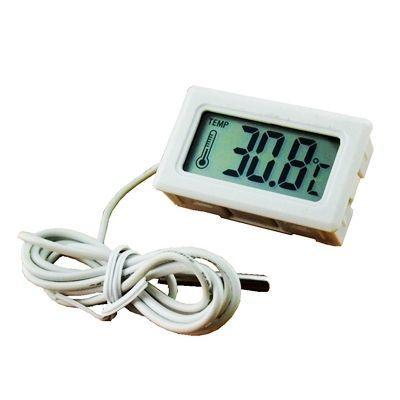 Quality TL8009A Indoor Outdoor Mini Digital Temperature Gauge With Meter Sensor Wire for sale
