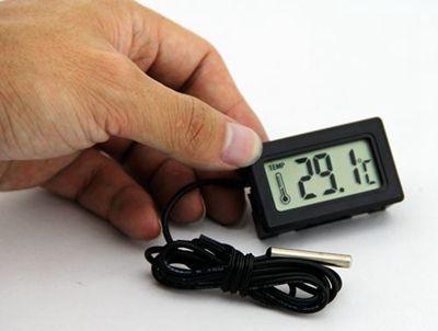 Quality TL8009A Indoor Outdoor Mini Digital Temperature Gauge With Meter Sensor Wire for sale