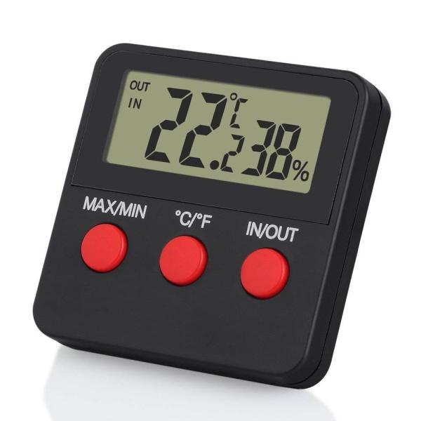 Quality DTH-74 Digital Thermometer Hygrometer With Dual Sensors, Humidity Temperature for sale