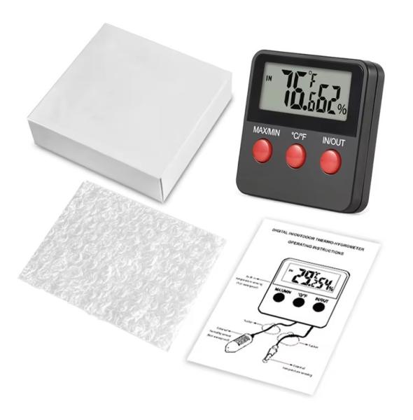 Quality DTH-74 Digital Thermometer Hygrometer With Dual Sensors, Humidity Temperature for sale