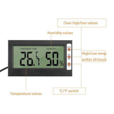 China DTH-06 Digital Electronic Hygrometer Thermometer, Household Humidity Temperature Meter With Max Min Temperature Record Function for sale