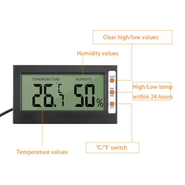 Quality DTH-06 Digital Electronic Hygrometer Thermometer, Household Humidity Temperature for sale