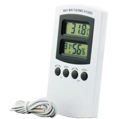 China DTH-16 Household Digital Thermometer Digital Min-Max Hygrometer Indoor Thermometer for sale