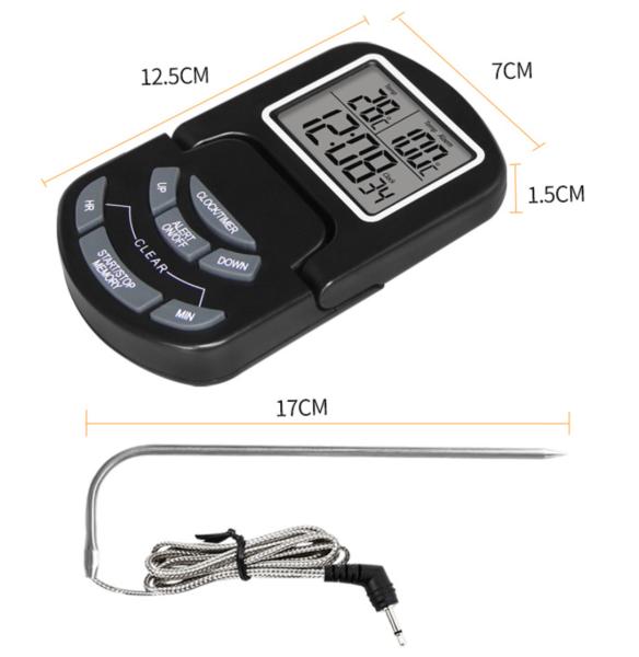 Quality DTH-65 Waterproof Digital Food Thermometer And Kitchen Cooking Thermometer With for sale