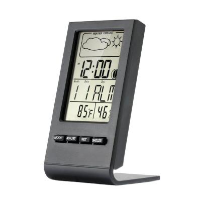 China DTH-22 Digital Large LCD Indoor Room Thermometer Hygrometer Weather Station and Calendar Clock Thermometer Digital Weather Barometer for sale
