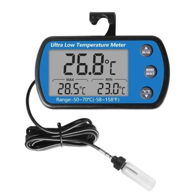China DTH-130 LCD Display -50℃～70℃ Digital Wall Refrigerator Thermometer Ultra Low Temperature Meter For Fridge Freezer Cold Chain Transportation for sale