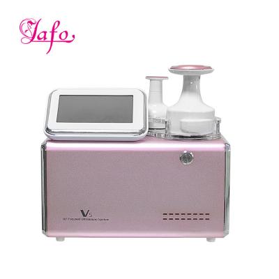 China LF-165A portable fat reduce machine RF Skin Rejuvenation V5 HIFU RF Anti Aging best cellulite removal machine for sale