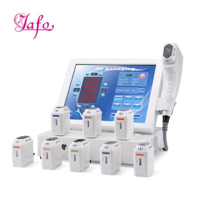 China 20000 Shots Anti-Wrinkle Face Lifting High Intensity Focused Ultrasound 3d 4d Mini Hifu Machine for sale