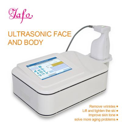 China Hottest portable Lipo sonic wrinkle removal body lifting machine with 5 replacement treating heads for choose for sale